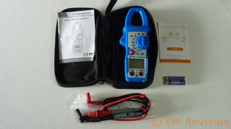 AIDBUCKS MT200 Multimetro Pinza Amperimetrica Digital. - EM-Reviews