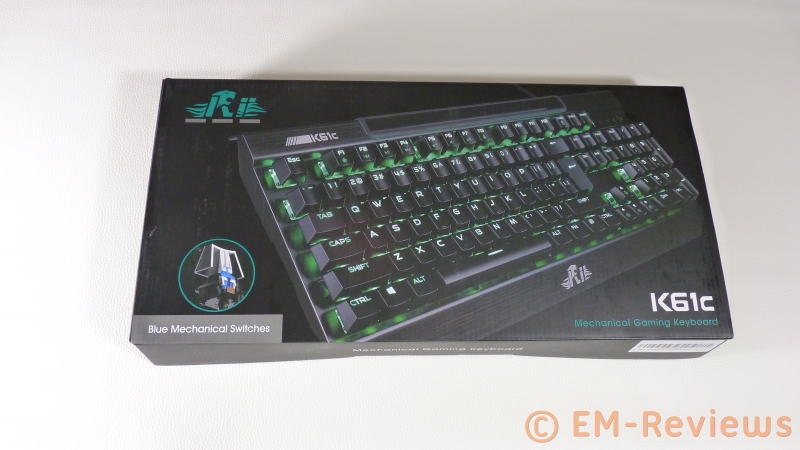 Teclado Mecanico Gaming Rii K61c Switch Blue Iluminacion Led. - EM-Reviews