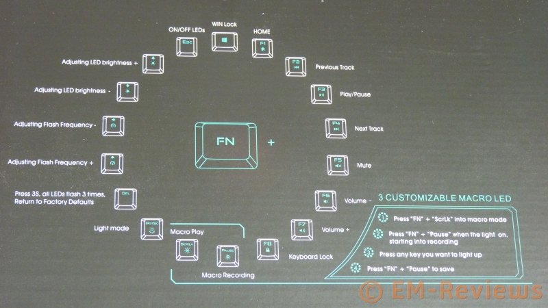 Teclado Mecanico Gaming Rii K61c Switch Blue Iluminacion Led. - EM-Reviews